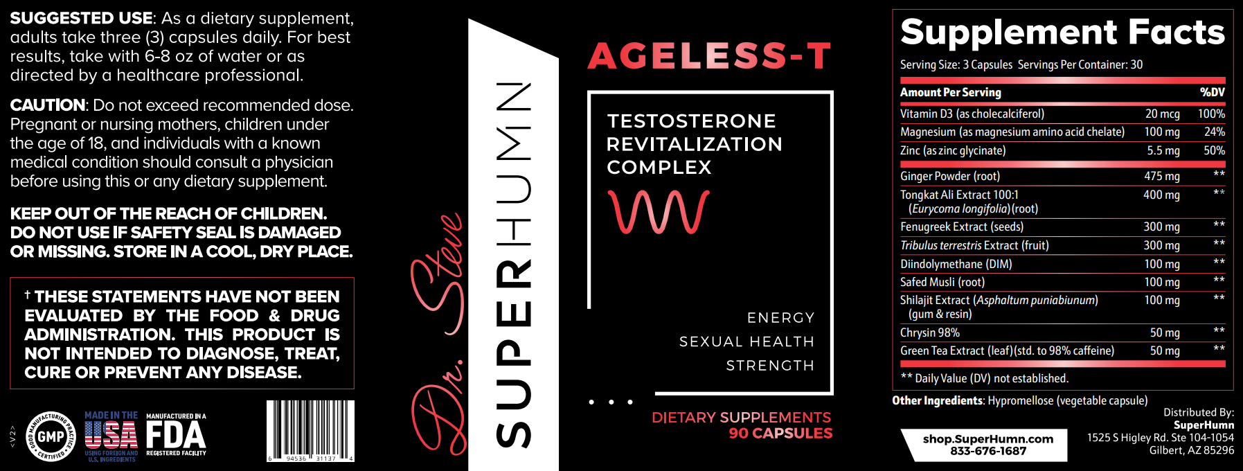SuperHumn - Ageless-T Revitalization Complex